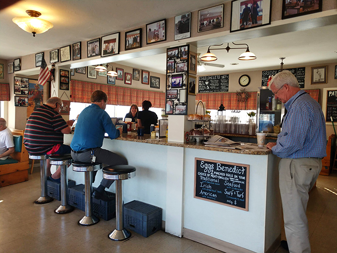 Step into a time capsule of Americana, where the counter is always full and the coffee never stops flowing.