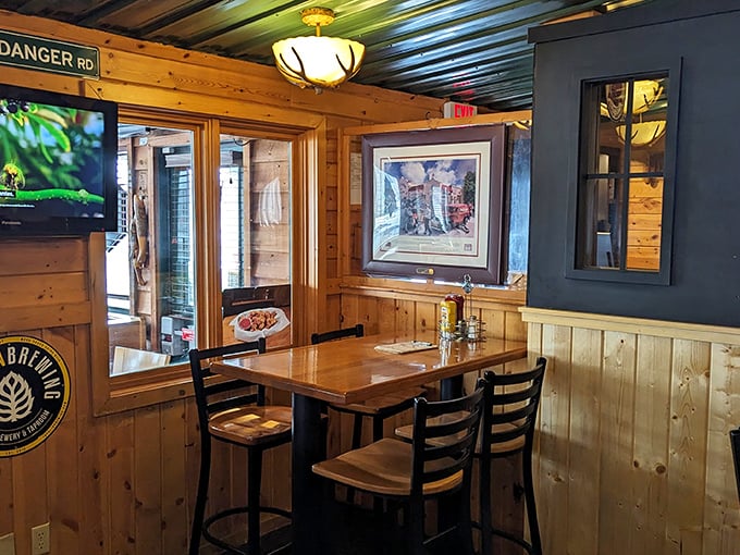 Step inside and feel the warmth wash over you – it's like a bear hug for your taste buds waiting to happen.