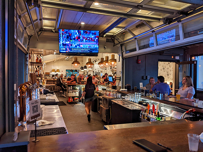 Where Magic Happens: Inside, laughter mingles with the clinking of glasses, setting the stage for tales told over tender bites.