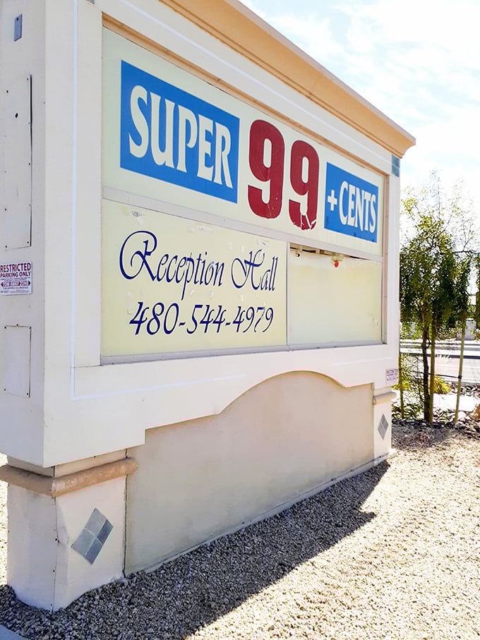 That iconic blue and red signage promises mathematical miracles where your dollar stretches further than you thought possible.