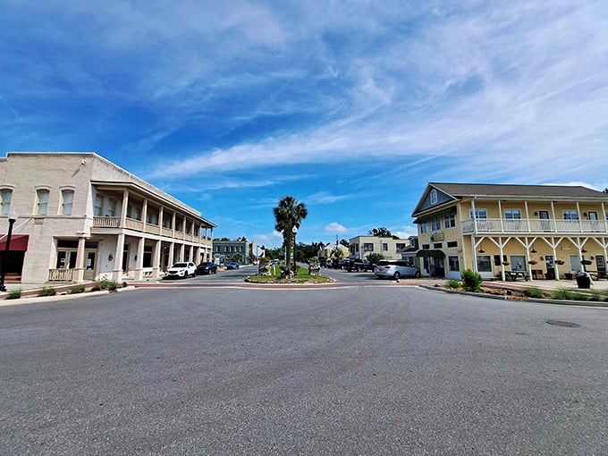 Main Street or time machine? St. Marys' downtown looks like it's straight out of a Norman Rockwell painting, complete with quaint shops and that unmistakable small-town charm.