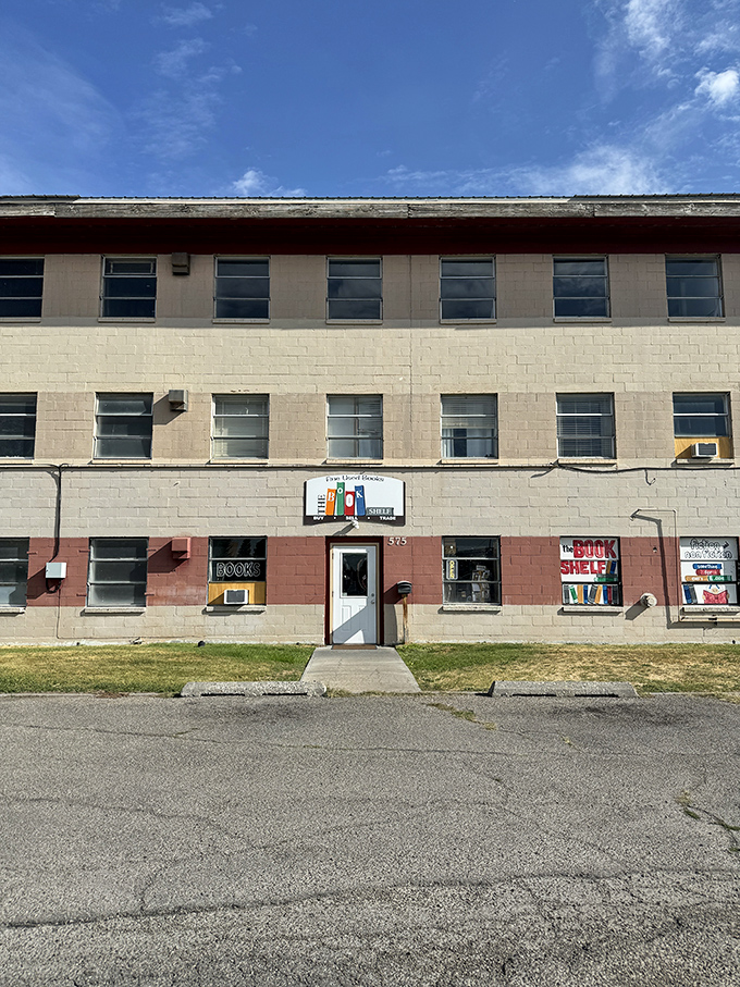 Step into a bibliophile's dream! This storefront may look modest, but inside lies a labyrinth of literary treasures waiting to be explored.
