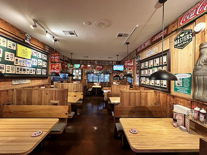 Step inside and feast your eyes! Michelbob's interior is a cozy time capsule of barbecue history, with enough wood paneling to make Ron Swanson proud.