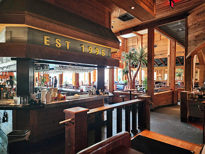 Established in 1995, this warm wooden interior beckons with the promise of hearty meals and the kind of atmosphere that makes you want to linger.