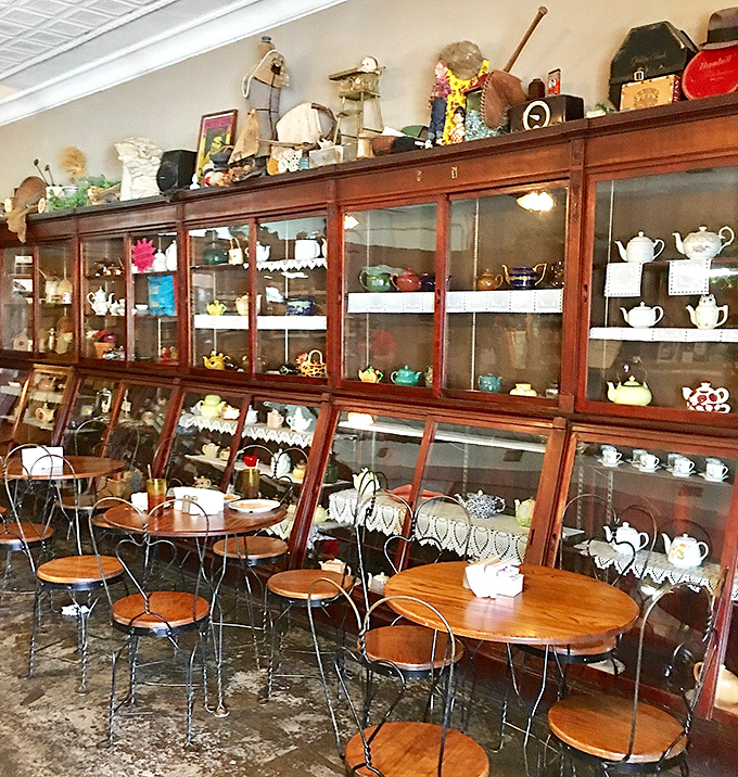 Time travel isn't science fiction at Charlotte's&mdash;it's what happens when you step inside this former drugstore with its vintage display cases and ice cream parlor chairs.