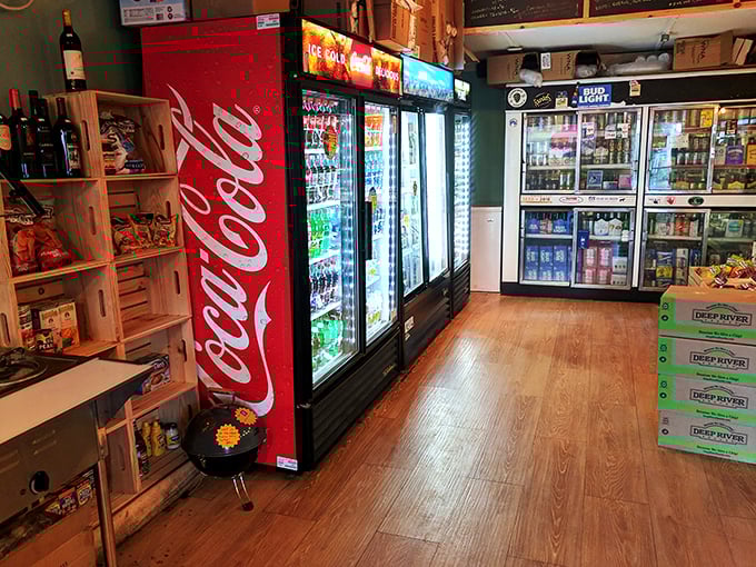 Step into a snack lover's dream! This cozy interior is where convenience meets gourmet. It's like your favorite corner store got a PhD in deliciousness.