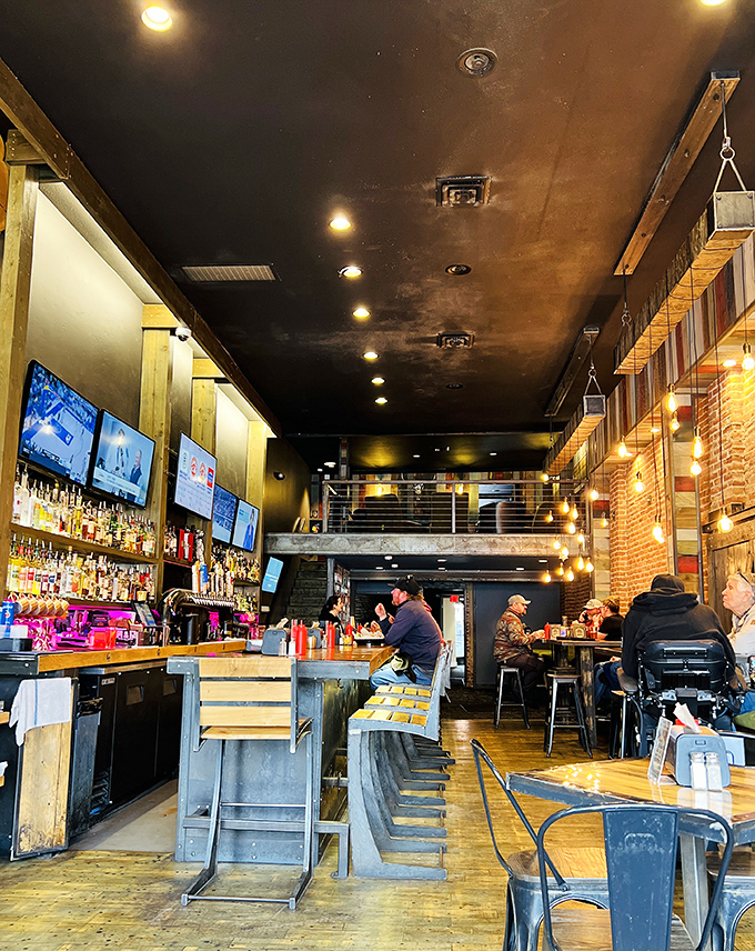 Step into burger nirvana. This cozy interior is where comfort food meets craft, and calories fear to tread.