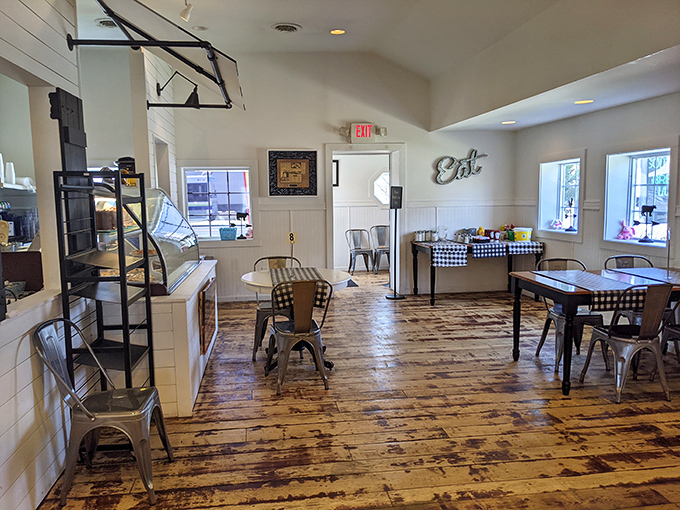 Step inside and feel the warmth! With its rustic wood floors and cozy ambiance, Southern Grille's interior is like a hug from your favorite grandma.