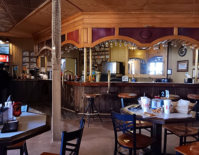 Step into a time warp where the Wild West meets Southern charm. This cozy interior could make even John Wayne feel right at home.