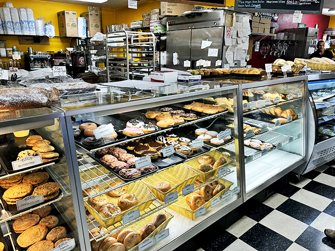 Feast your eyes on this pastry paradise! The display case at Tullio's is a treasure trove of temptation that would make even Mary Berry weak in the knees.