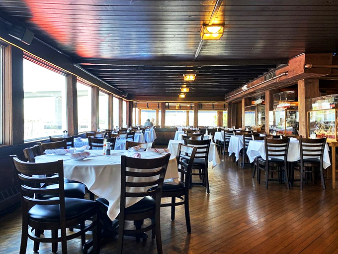Step inside and you'll feel like you've walked onto the set of a classic New England seafood joint. Cozy, unpretentious, and ready for action!