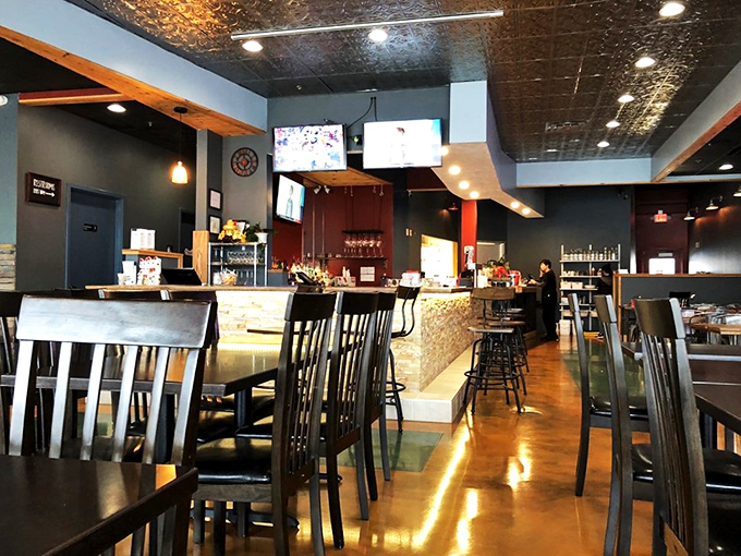 Step into a world where lobster tails and pho bowls coexist in harmony. The modern, sleek interior sets the stage for culinary magic.