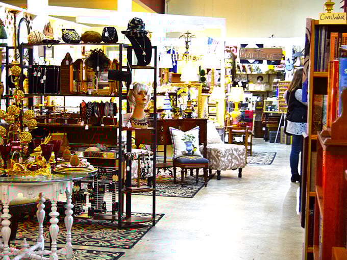 A kaleidoscope of yesteryear awaits inside. From quirky knick-knacks to elegant heirlooms, every aisle is a new chapter in history.