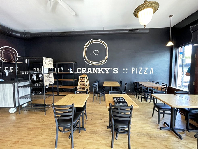 Step into donut paradise! Cranky Al's interior is a chic blend of industrial cool and cozy charm. It's where '50s diner meets millennial coffee shop, and the result is pure magic.