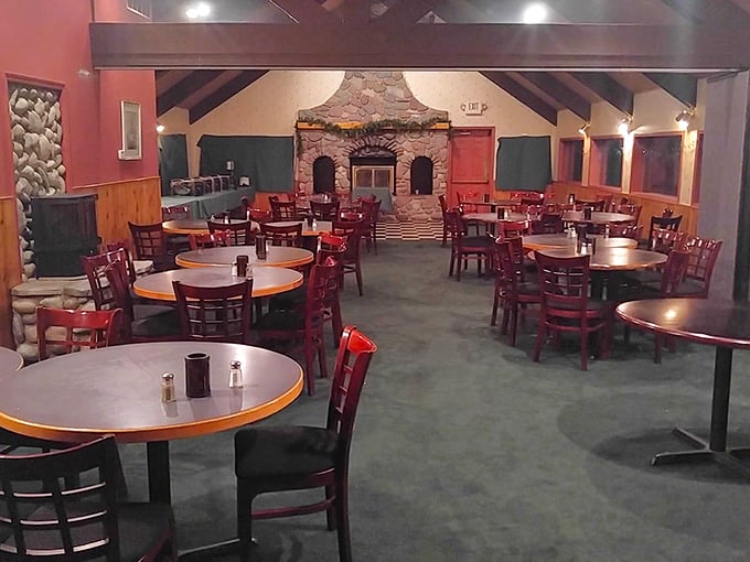 Step inside and you're greeted by a cozy time-warp: part mountain lodge, part New England fish shack, all Montana charm.