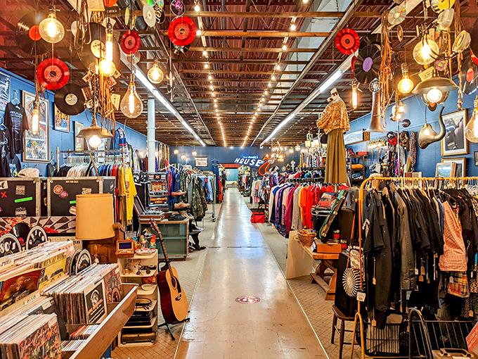 Step inside and prepare for sensory overload! This aisle is like a greatest hits album of decades past, with every turn offering a new melody of memories.