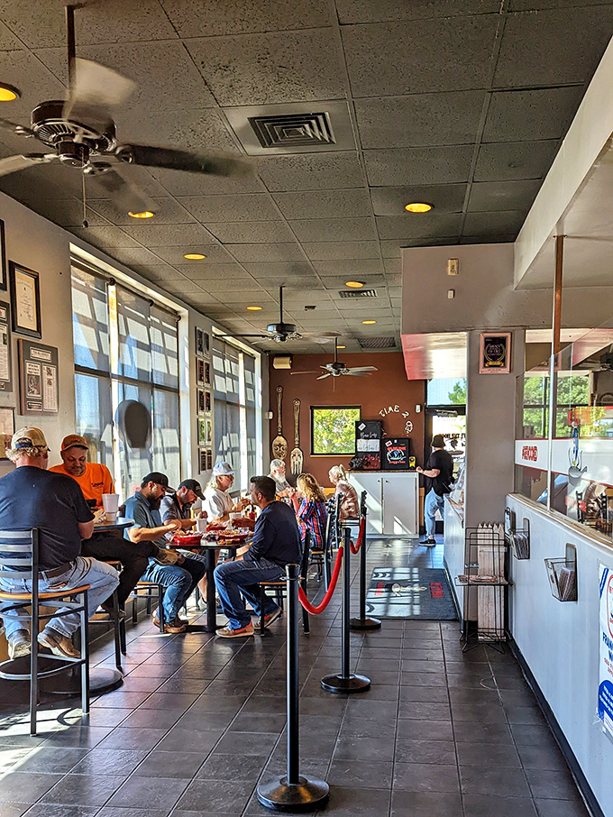 Step into a world where calories don't count and lobster reigns supreme. This cozy interior is where seafood dreams come true.