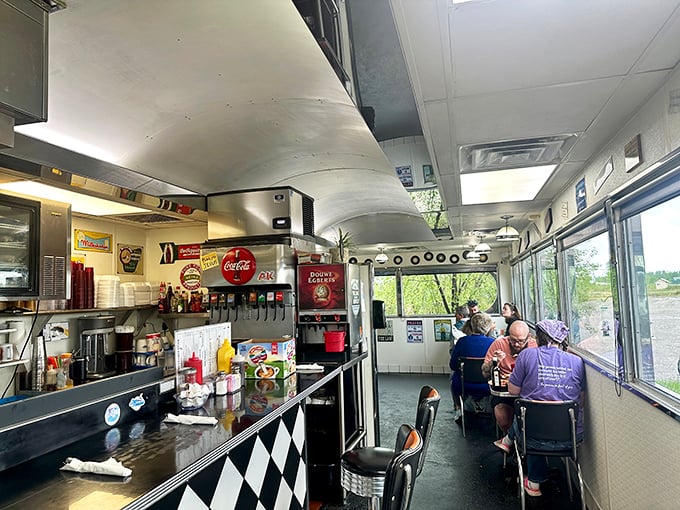 Welcome to flavor town, population: you! This cozy interior is where breakfast dreams come true and diet plans go to die.