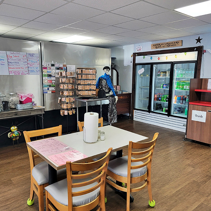 Step inside and feel the nostalgia wash over you. It's like your grandma's kitchen got an upgrade, but kept all the love.