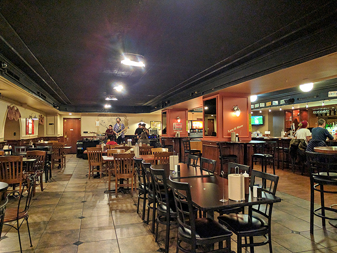 "Where BBQ dreams come true!" Step into a cozy realm of wood and warmth, where the aroma of slow-cooked meats mingles with the chatter of satisfied diners.