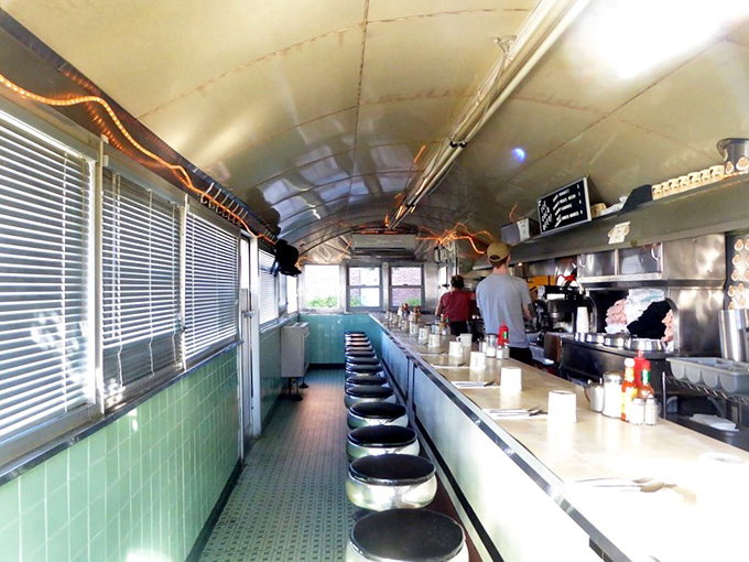 Step inside and travel back in time. The gleaming chrome and cozy booths whisper tales of countless conversations and comfort food feasts.