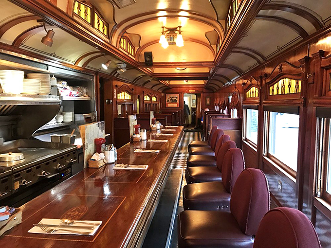 Step inside and be transported to a bygone era. This isn't just a meal; it's a first-class ticket to comfort food heaven.
