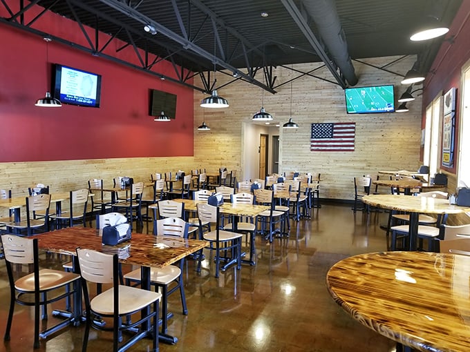 Step into a world where comfort meets casual cool. Zukin's dining room is like your favorite uncle's man cave, if that uncle was a BBQ wizard.