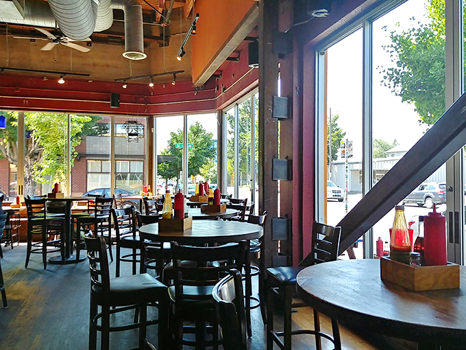 Step inside and feel the buzz of anticipation. The warm, inviting interior is where wing dreams come true.