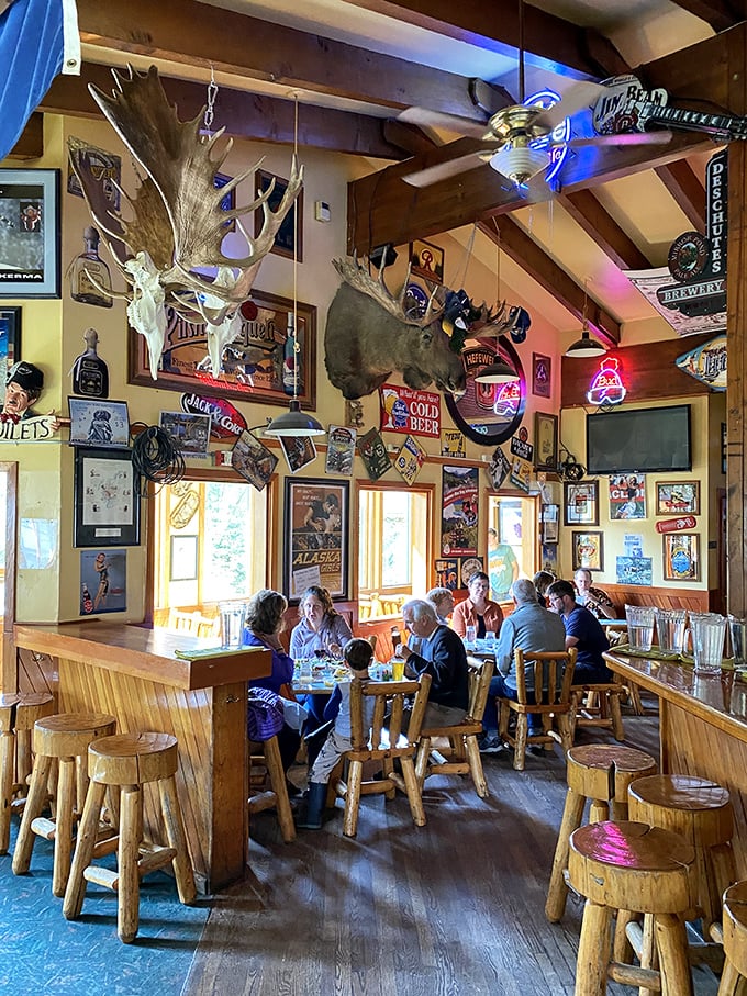 Where moose heads meet neon beer signs&mdash;Chair 5's interior feels like Alaska's living room, complete with exposed beams and stories waiting to be told.