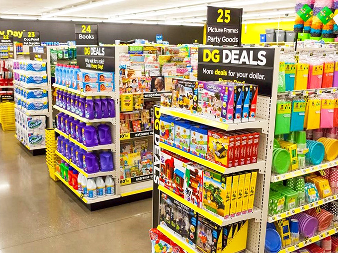 Aisle after aisle of treasures await! It's like a treasure hunt where X marks the spot on every shelf.