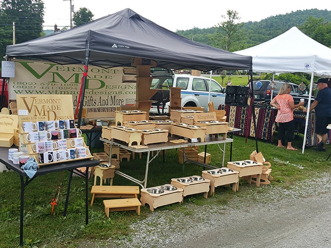 Vermont Tree Designs showcases locally crafted wooden treasures, from mugs to dog bowls. Practical art that brings the forest into your home.
