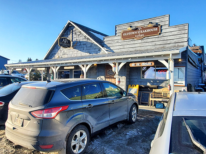 AJ's OldTown Steakhouse: Proving Homer isn't just for halibut lovers. This log cabin hideaway grills up steaks that could convert Poseidon himself.