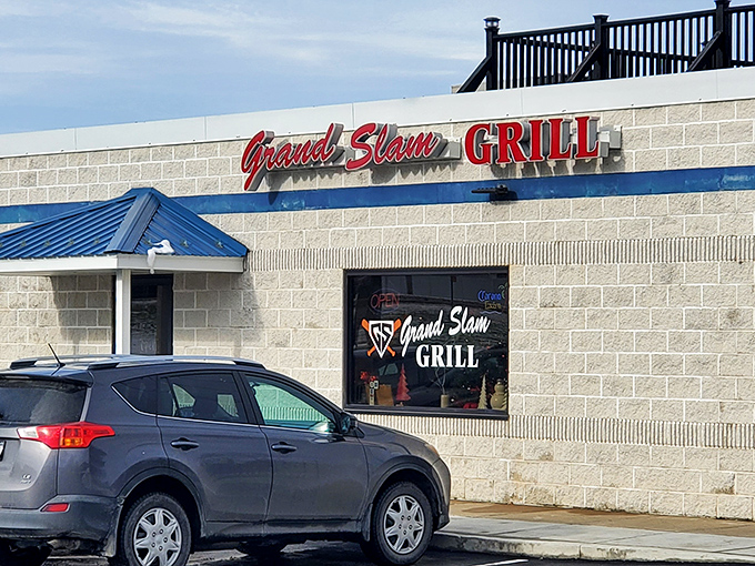 Grand Slam Grill: Where the steaks are the real MVPs. No curveballs here, just home runs of flavor!