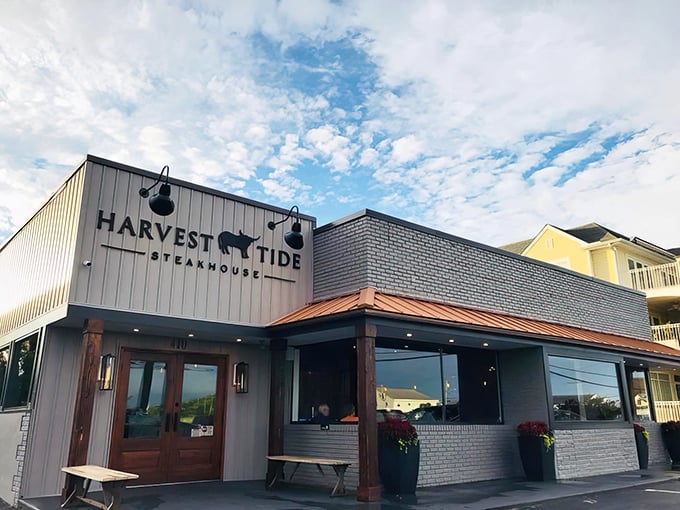 Harvest Tide: Where beach vibes meet prime cuts. This modern coastal steakhouse looks ready to serve up some serious flavor.