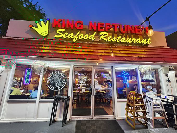 King Neptune's: A seafood feast fit for Poseidon himself! This neon-lit wonderland is where mermaids would dine if they had legs and an appetite.