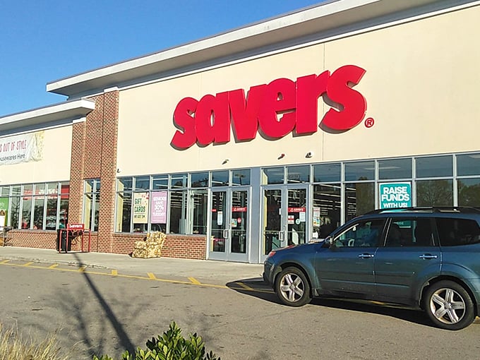 Savers (West Roxbury): "Welcome to the land of endless possibilities! This Savers is so spacious, you could practice your moonwalk between the aisles."