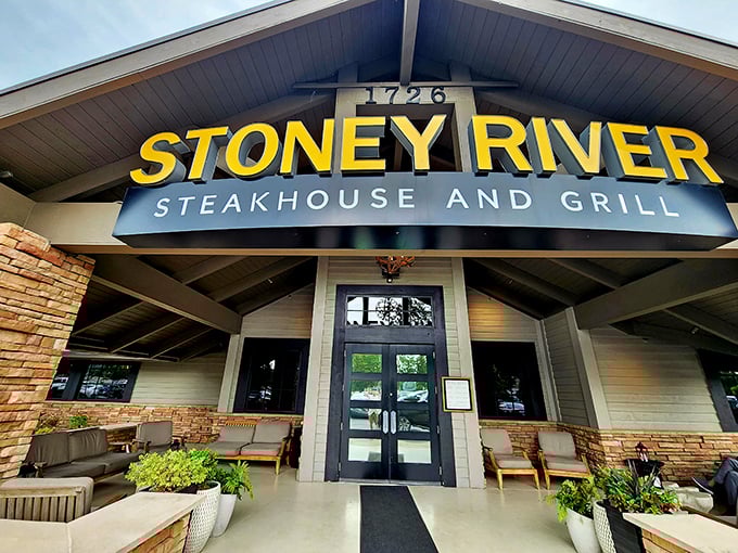 Stoney River Steakhouse and Grill: "Rustic elegance meets carnivore's dream. It's like Downton Abbey decided to throw a barbecue &ndash; fancy, yet deliciously down-to-earth."