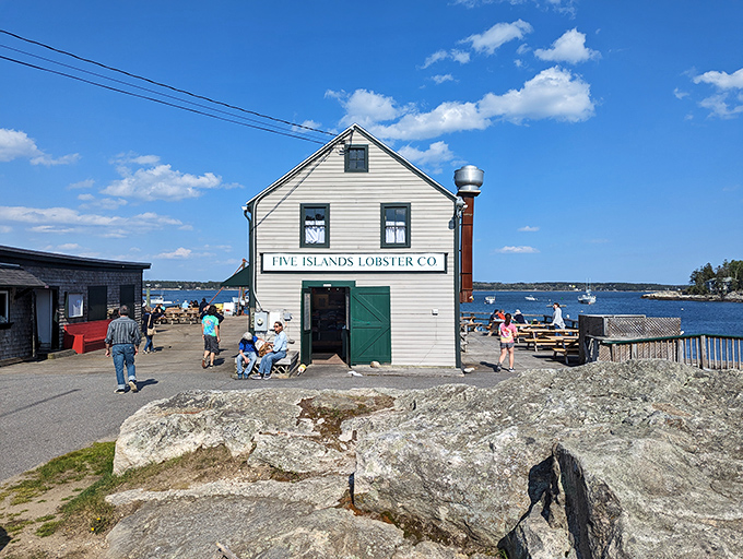 "Lobster with a view! Five Islands offers a feast for your eyes and your stomach. It's like dining in a maritime painting come to life."