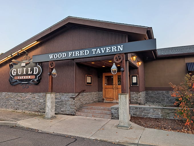 Saddle up for flavor at Guild Tavern! This wood-clad gem is serving up steaks so good, you'll want to lasso the chef.