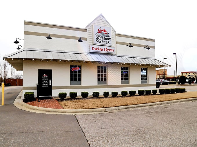 No frills, all thrills! Seafood Shack's simple exterior hides a treasure trove of tasty catches. It's like a culinary treasure hunt!