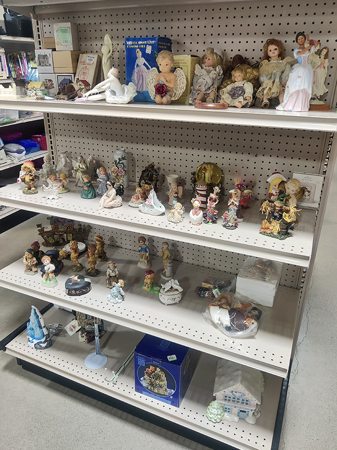 A porcelain army stands at attention. These knick-knacks are ready to march into your home and onto your shelves.