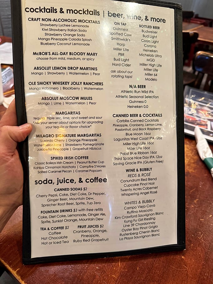 Decisions, decisions! This menu is like a choose-your-own-adventure book, but every ending is delicious.