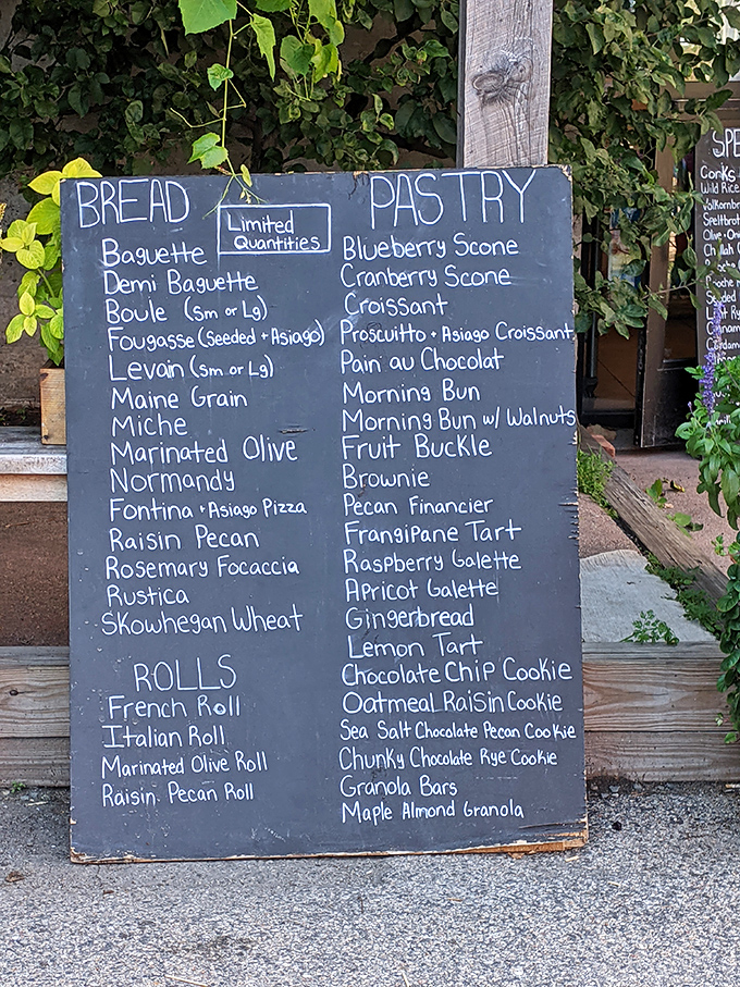 Decisions, decisions! This chalkboard menu is like a Choose Your Own Adventure book, but every ending is deliciously satisfying.