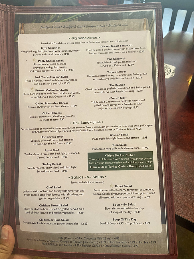 Decisions, decisions! This menu is like a choose-your-own-adventure book for your taste buds. Good luck picking just one mouthwatering option!