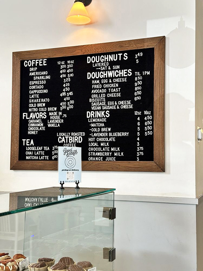 Decisions, decisions! This menu board is like a roadmap to flavor town. Better bring your appetite and your reading glasses!