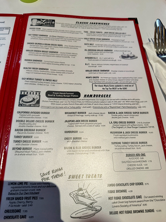 Menu madness! This isn't just a list of food; it's a roadmap to culinary bliss. Decisions, decisions &ndash; where's a Magic 8-Ball when you need one?