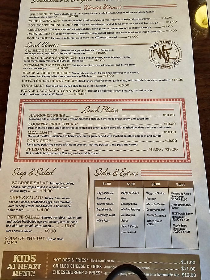 Decisions, decisions! This menu is a roadmap to culinary bliss. Pro tip: Close your eyes and point &ndash; you can't go wrong here.