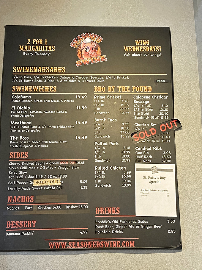 This menu isn't just a list; it's a roadmap to flavor town. Buckle up, your taste buds are in for a wild ride!