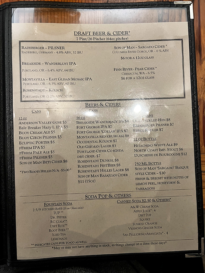 Decisions, decisions! This menu is like a treasure map for your taste buds, with each option promising a pot of culinary gold.
