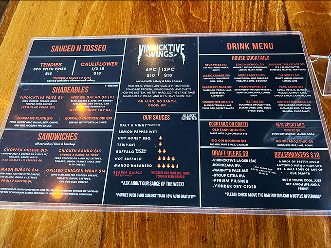 Decisions, decisions! This menu is like a choose-your-own-adventure book, but every ending is delicious.